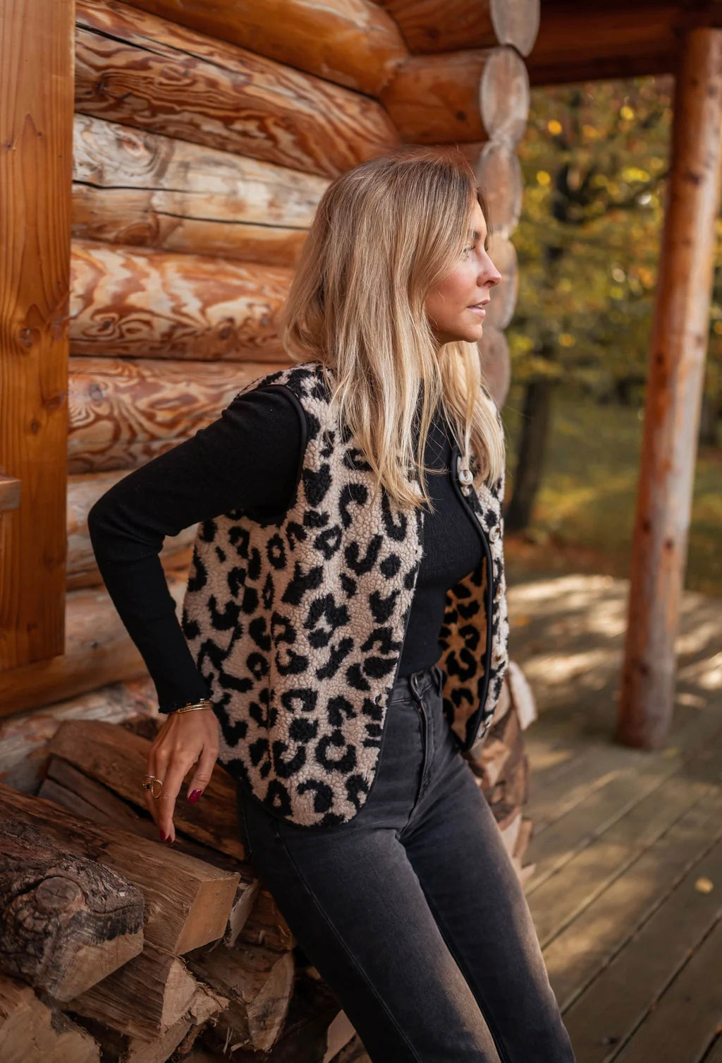 ASTRID™ | The Leopard Knit Vest – Divine Toronto